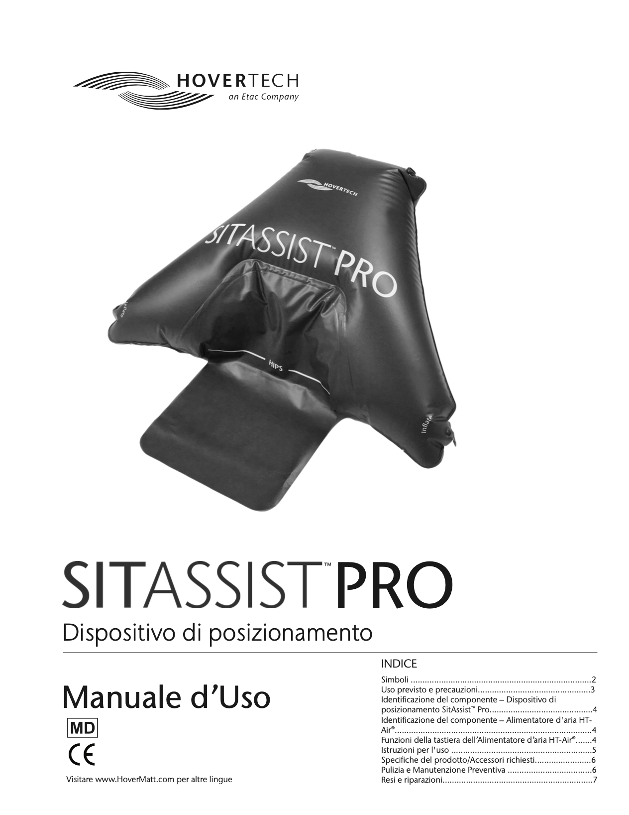 Italian SitAssist Pro - HoverTech International